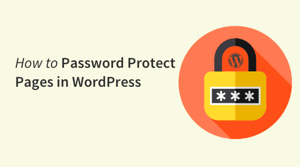 How To Password Protect Pages In Wordpress Seedprod