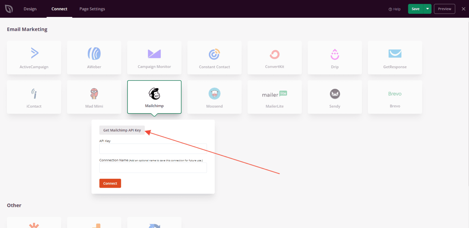 Mailchimp - SeedProd