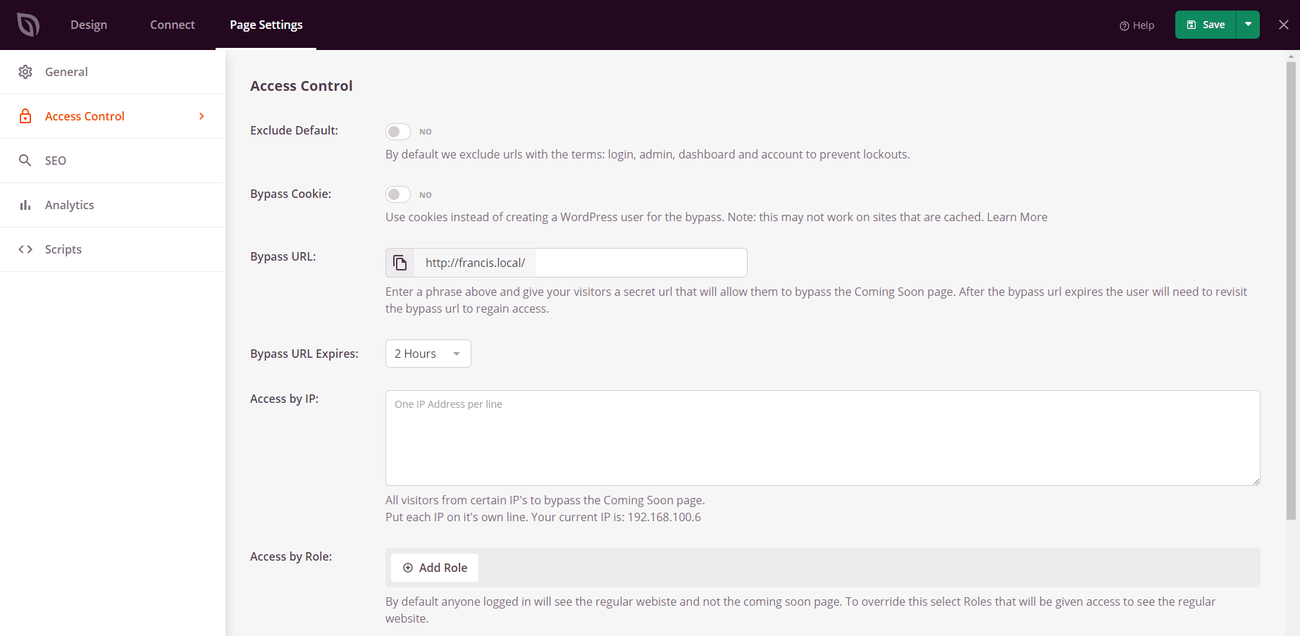ByPass URL and Password Protection - SeedProd