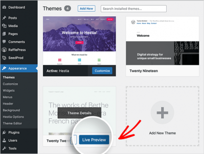 How to Preview Your WordPress Site Before Going Live