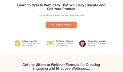 10+ Webinar Registration Page Examples & Best Practices