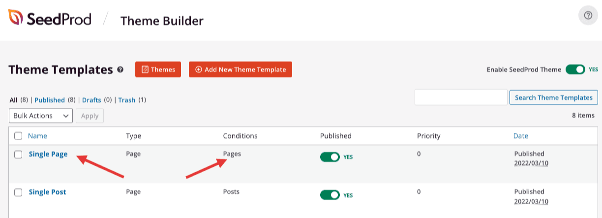 Creating Content Pages for your Theme - SeedProd