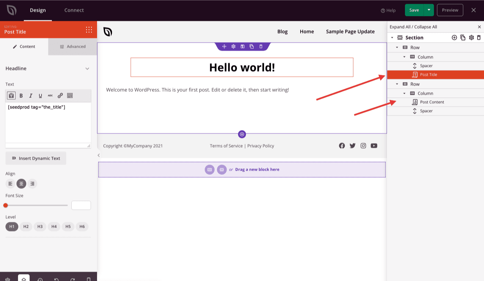 Creating Content Pages for your Theme - SeedProd