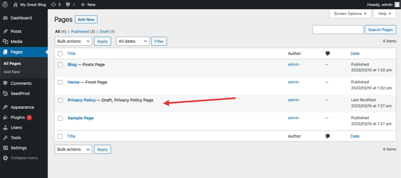 Creating Content Pages for your Theme - SeedProd