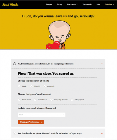 8 Effective Email Unsubscribe Page Examples + Easy Tutorial