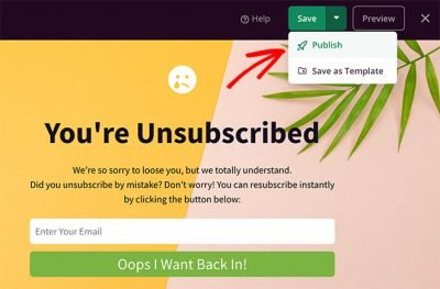 8 Effective Email Unsubscribe Page Examples + Easy Tutorial