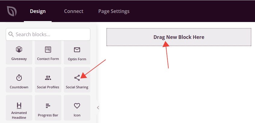 Social Sharing Block - SeedProd