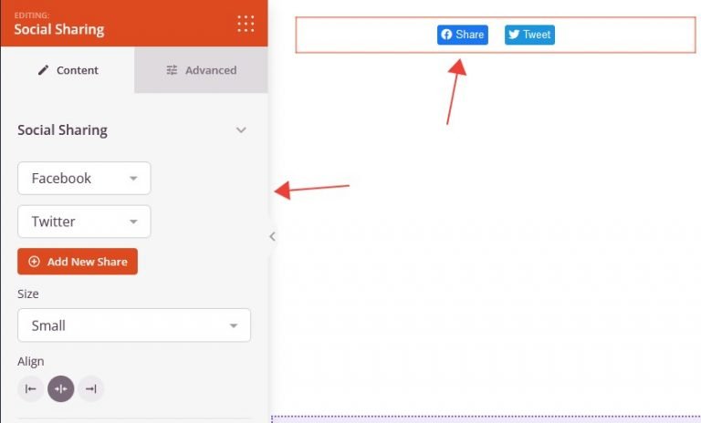 Social Sharing Block - SeedProd