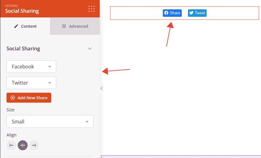 Social Sharing Block - SeedProd