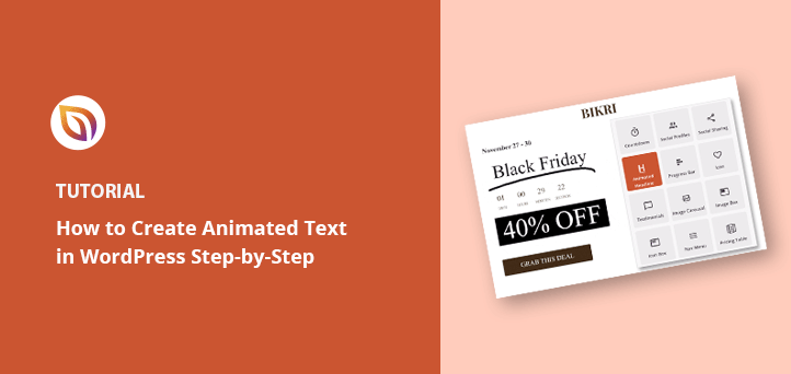 How To Create Text Animations In WordPress Easy Steps 