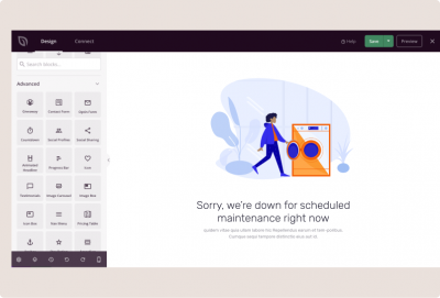 Website Under Maintenance Page Templates for WordPress