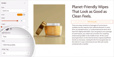 How to Create a Fancy Section Divider for WordPress Websites