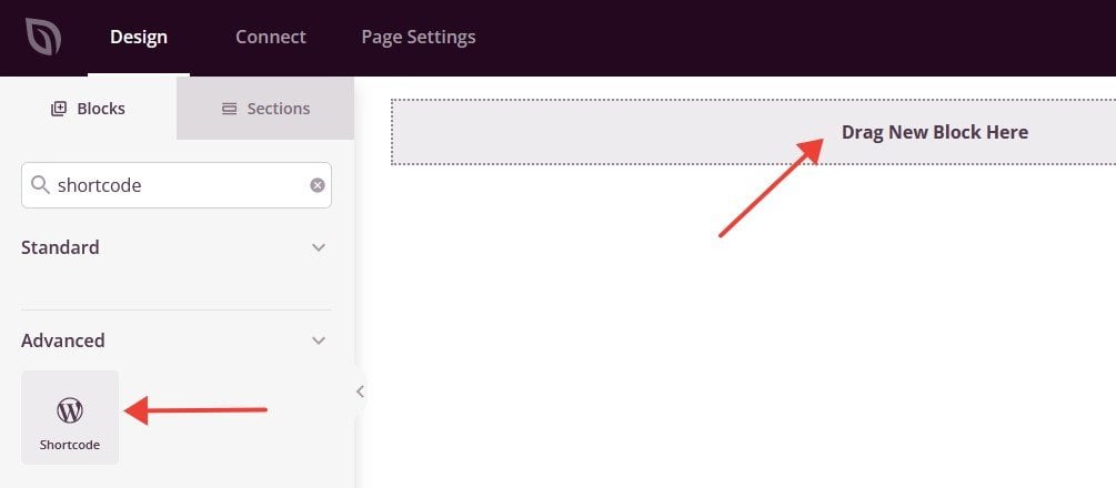 Shortcode Block - SeedProd