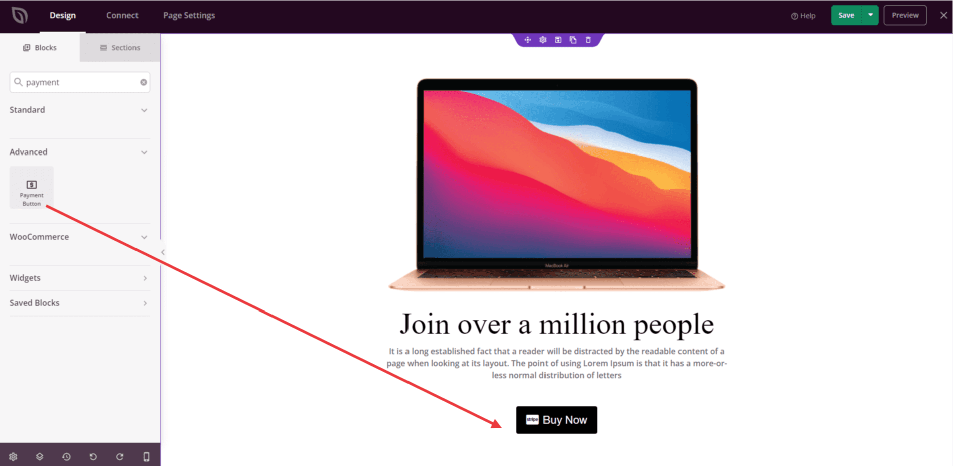 Payment Button (Stripe) Block - SeedProd