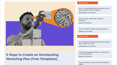 8 Blog Landing Page Examples + How to Make One (No Coding)