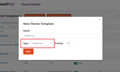 How to Nest a Column Inside Another Column using a Global Parts ...