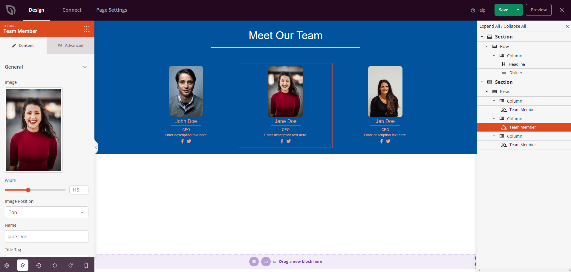 Team Member Block - SeedProd