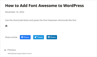 How to Easily Add Font Awesome to WordPress Themes