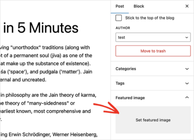 How to Add a WordPress Featured Image to Your Site Easily