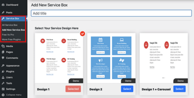 How to Create a Service Page Design in WordPress