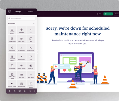 Website Under Maintenance Page Templates for WordPress