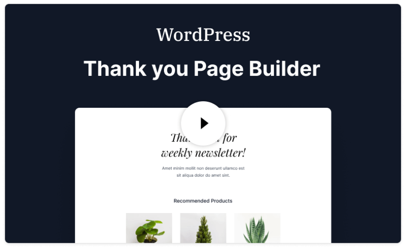 Responsive WordPress Thank You Page Templates + Examples