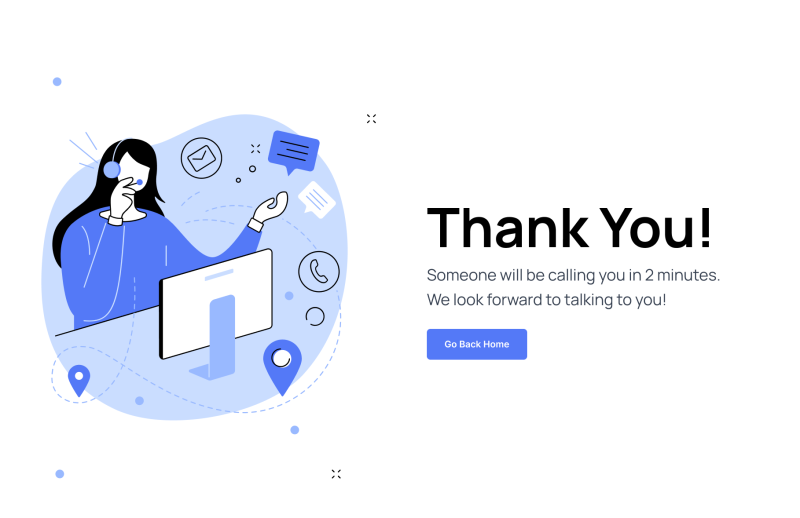 Responsive WordPress Thank You Page Templates + Examples
