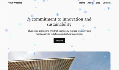 How to Add Snow Effect in WordPress (Without Coding)