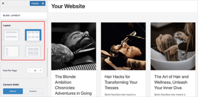 How to Change Blog Layout in WordPress (+ Our Design Tips)