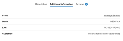 How to Customize the WooCommerce Additional Information Tab
