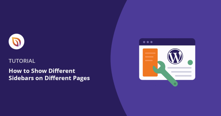 How to Add Different Sidebar to Different Pages inWordPress