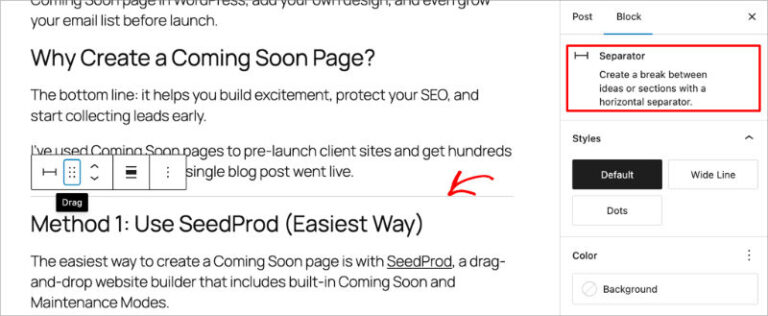 How to Add or Remove White Space Between Blocks in WordPress